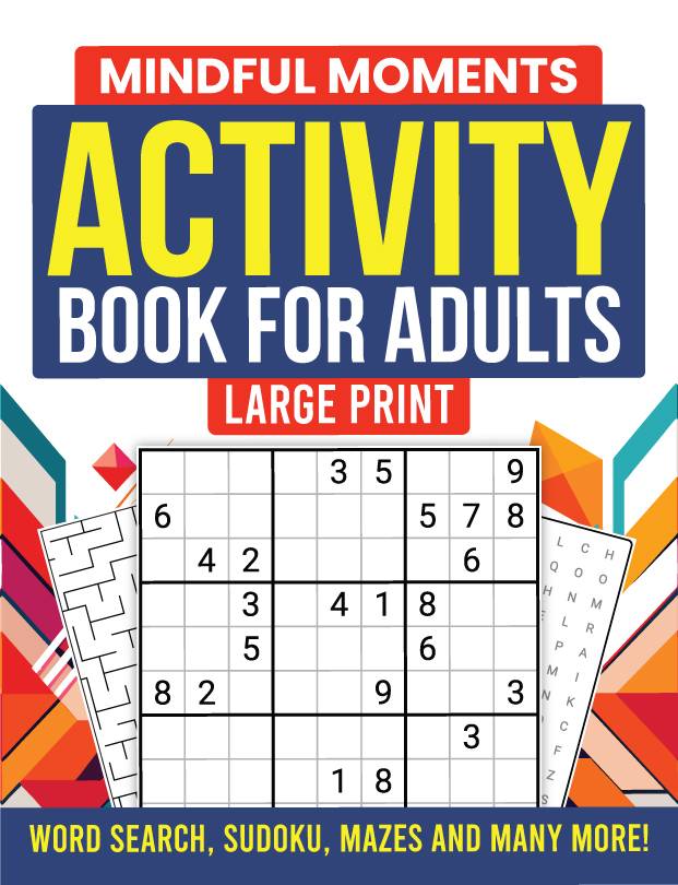 Mindful Moments Activity Book For Adults – brainboxpublishing.com